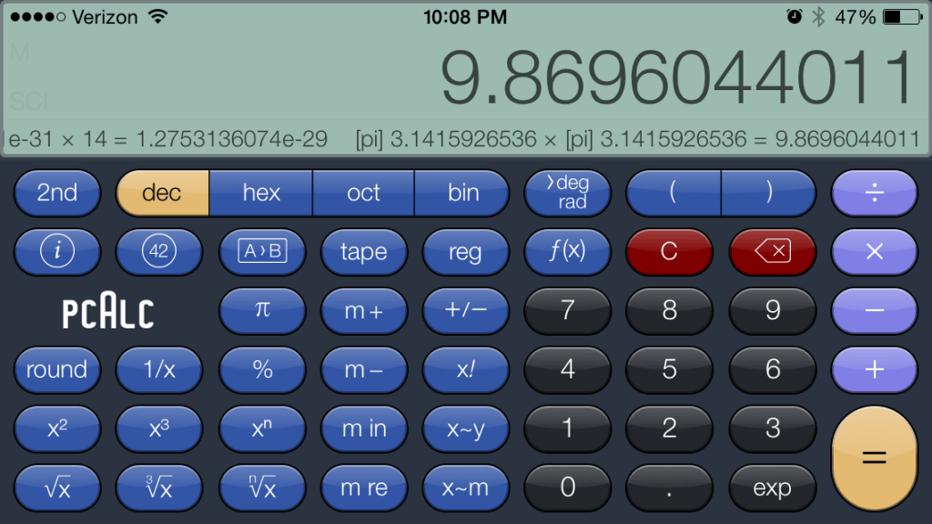 PCalc: A Stylish and Full-Featured Scientific Calculator App – Words on ...