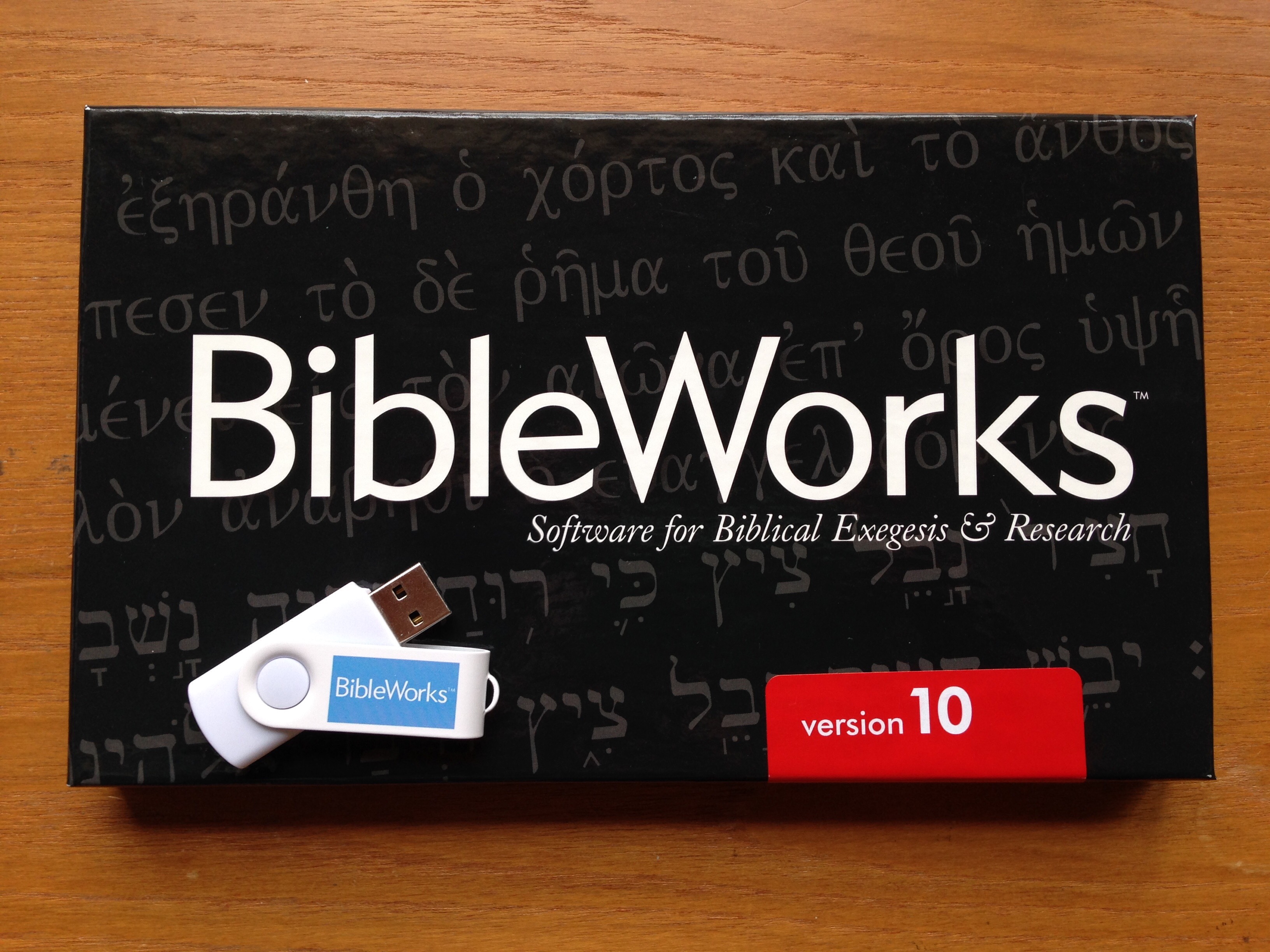 In the Mail: BibleWorks 10 – Words on the Word