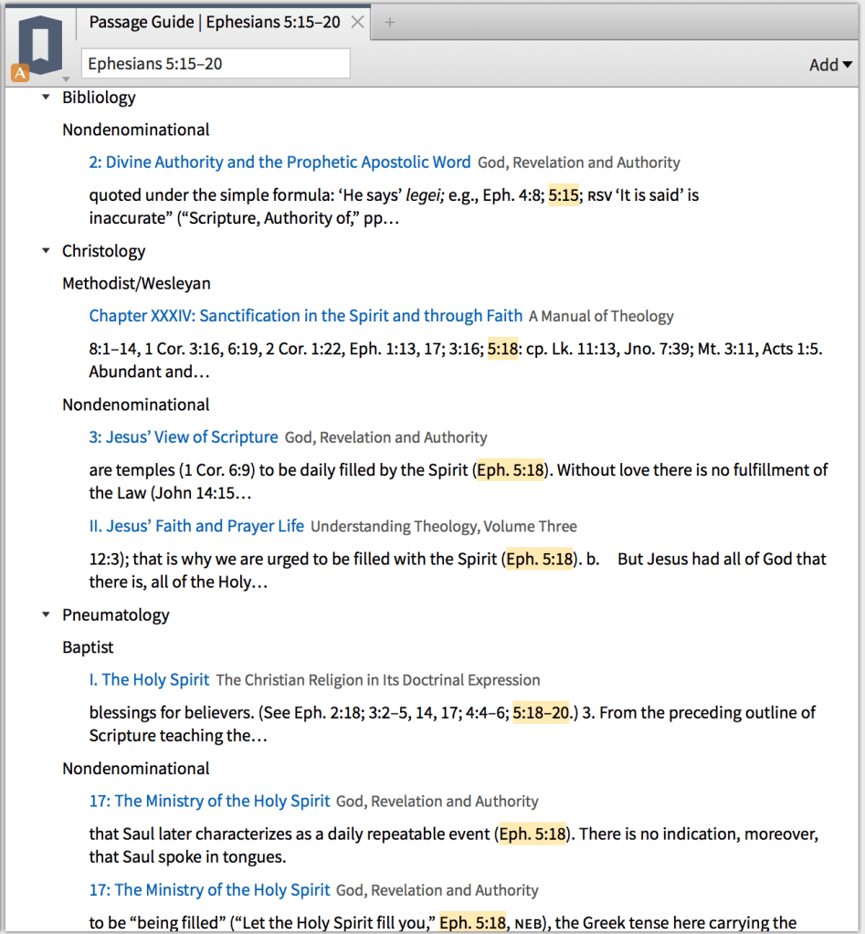 Logos 7: Review, Screenshots, Video – Words on the Word